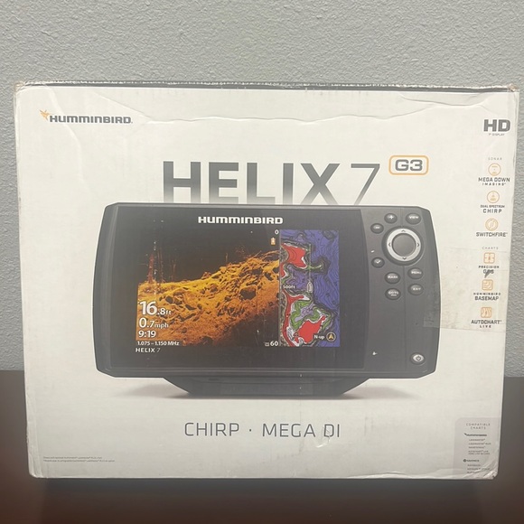 Hummingbird | Other | Hummingbird Helix 7 Chirp Msi Gps G3 Nav Model ...